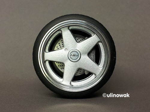 Modellbau-Nowak - 16 inch universal wheel and tire set Azev A-design 1:18